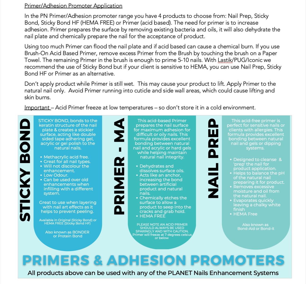 Product Info Prep / Primer